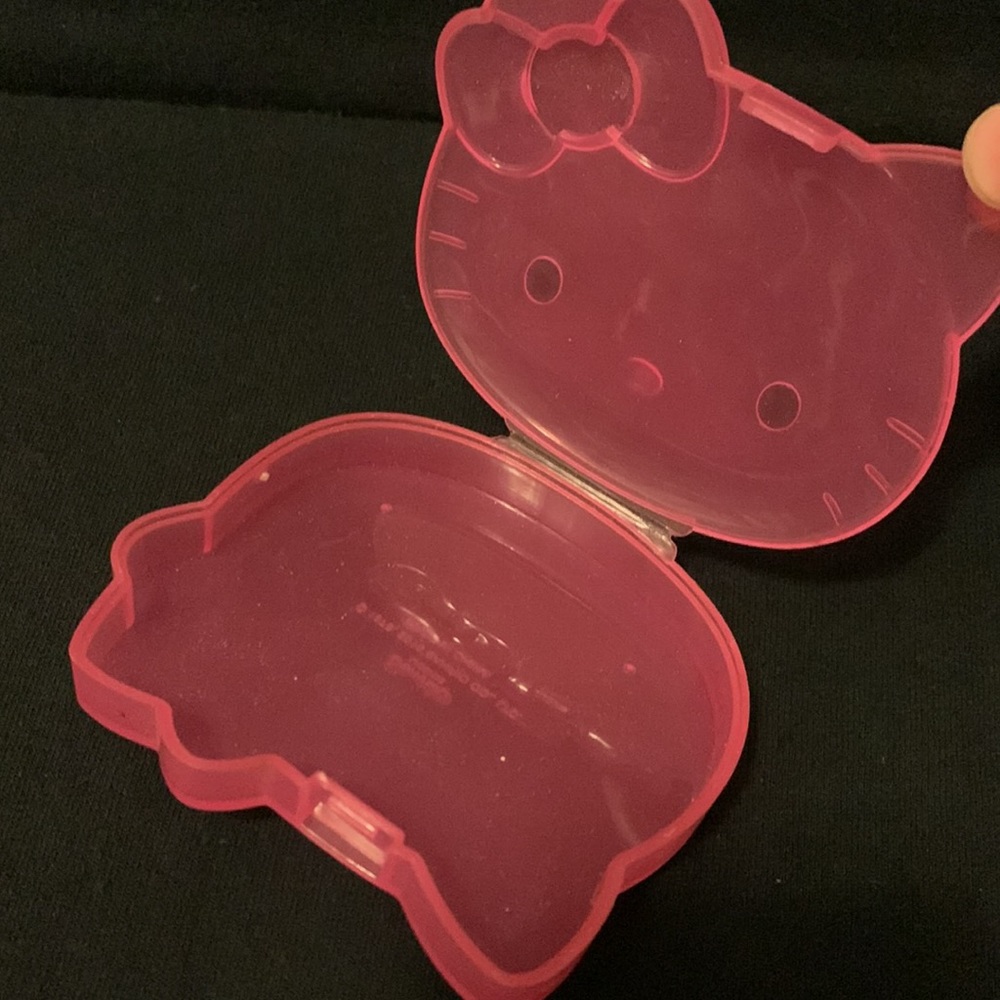 Hello Kitty Plastic Storage Container Box Y2k 2010 - Gem